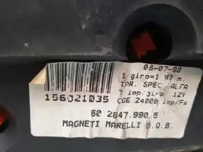 Dashboard alfa romeo 166 2.5 v6 24v cat 156021035 8 rpm 666167