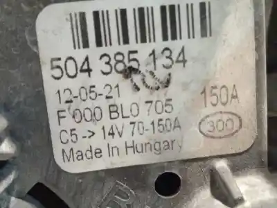 Alternador fiat ducato caja cerrada 33,techo elevado 06.2006 130 rs ...