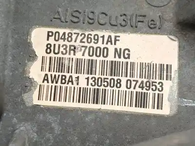 Gearbox dodge journey 2.0 crd 8u3r7000ng p04872691af 4872691ag 7577626