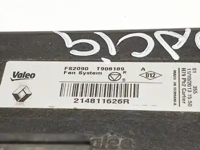 Radiator cooling fan dacia duster ambiance 4x2 214811626r 998401